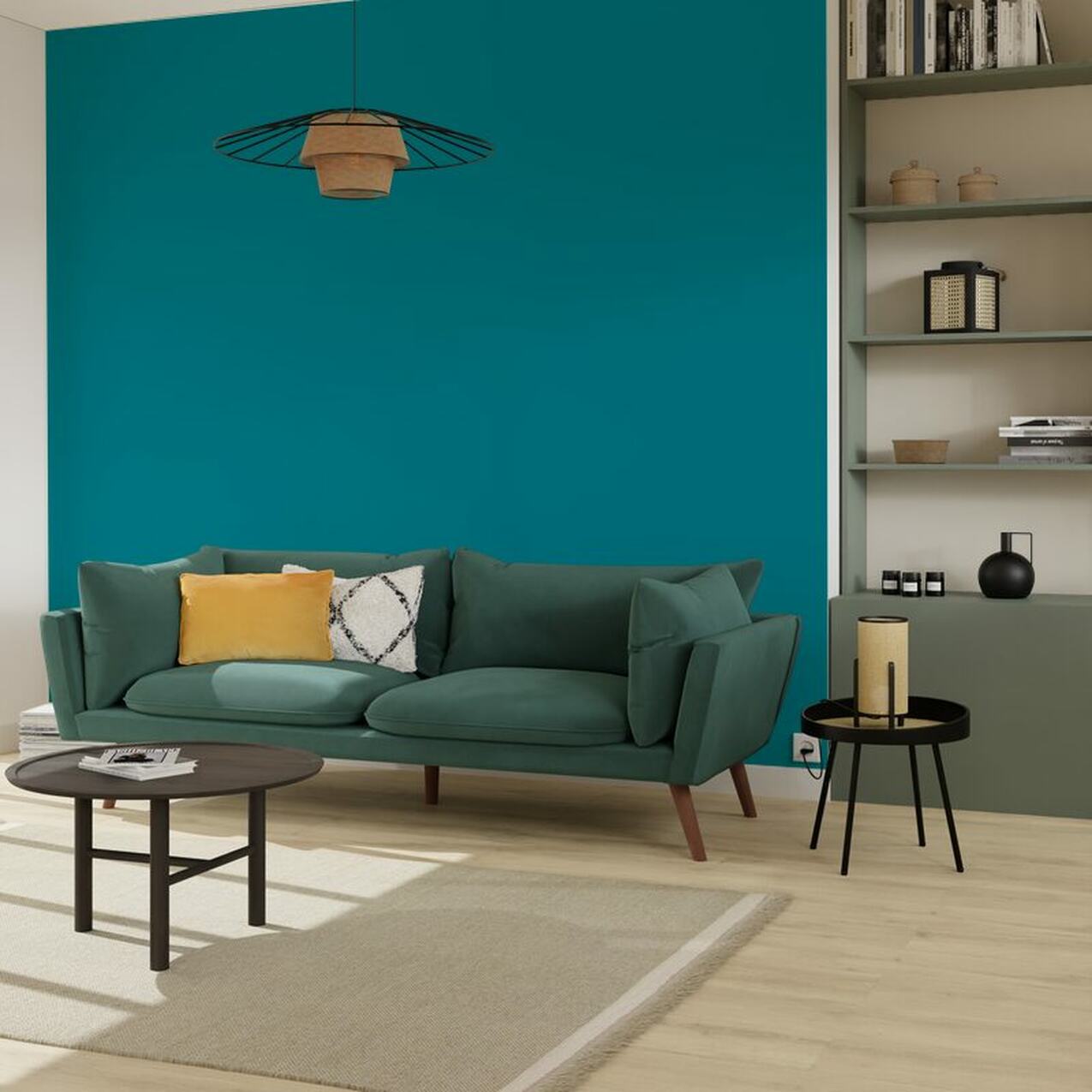 Comment associer la couleur bleu pétrole ? - 4MURS