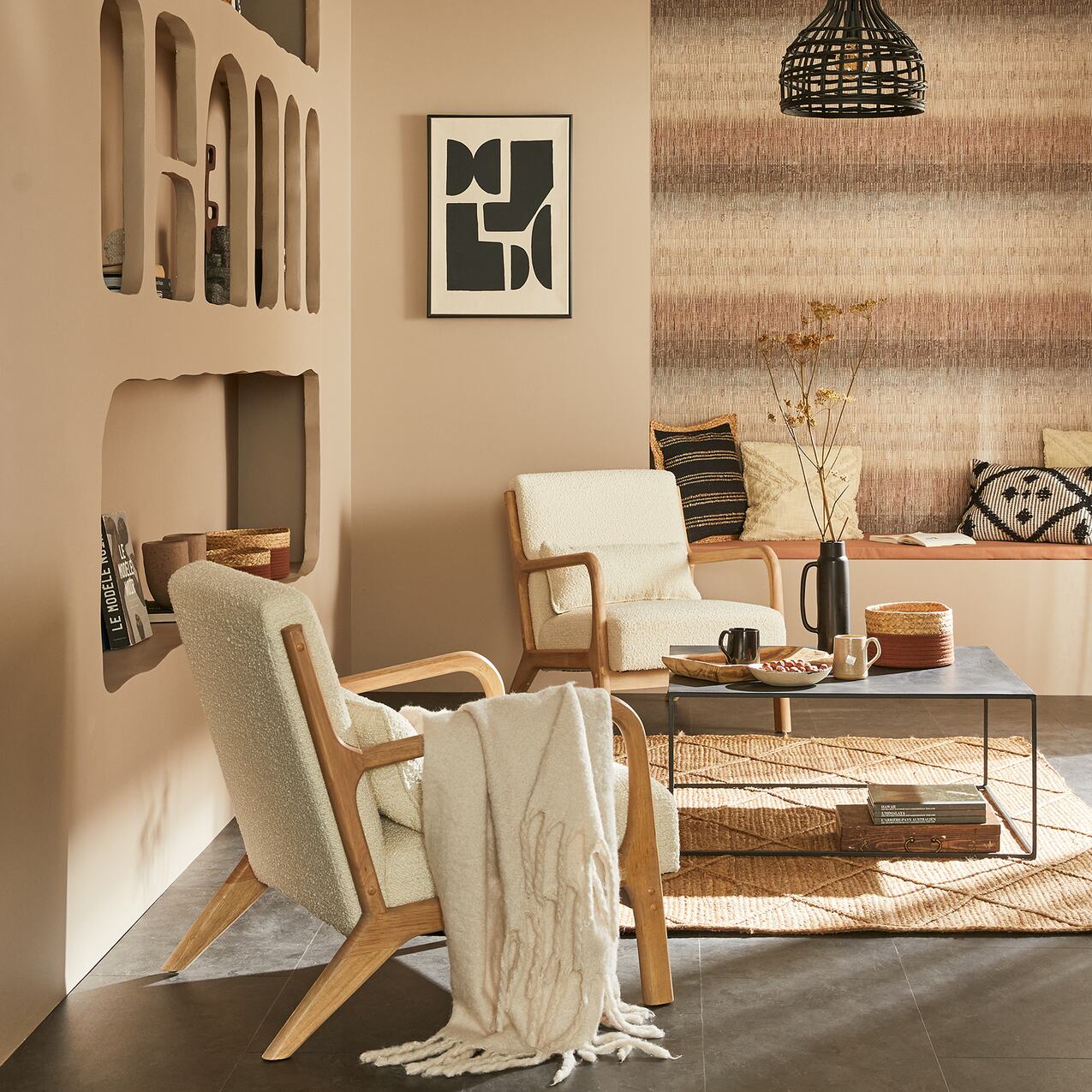 Pantone 2025 Mocha Mousse : tendances et inspirations déco - 4MURS