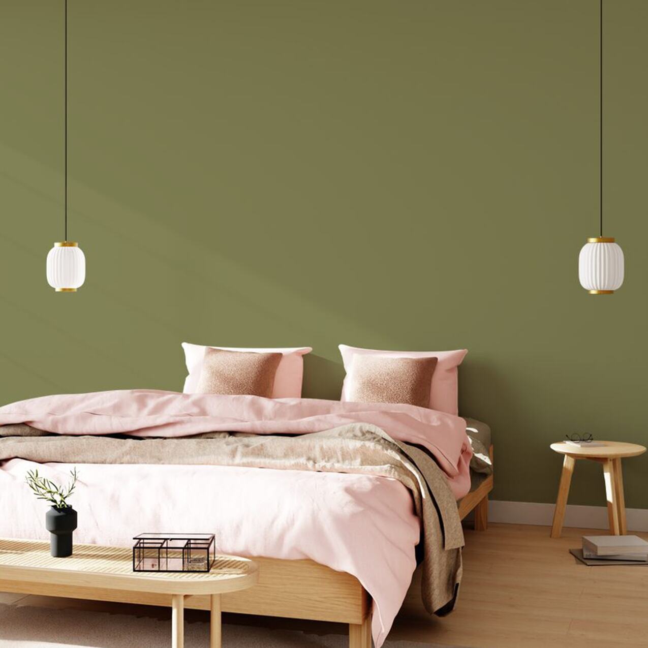 Couleur vert olive : nos conseils pour une déco sans fausse note