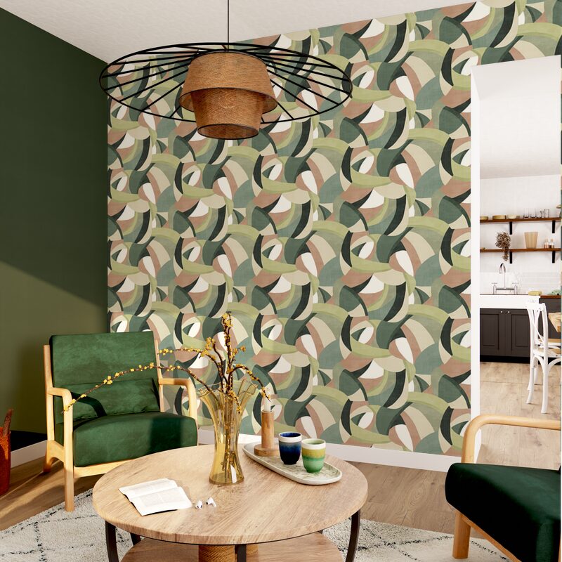 Papier peint intissé TORAYA coloris multicolore - 4MURS