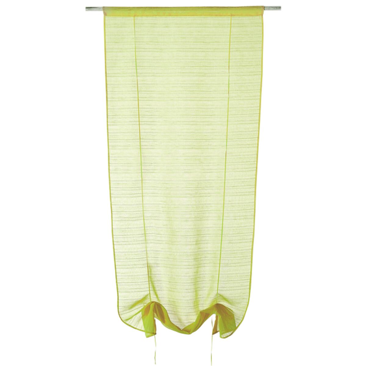 Vitrage LOLA coloris vert amande 60 x 160 cm - 4MURS