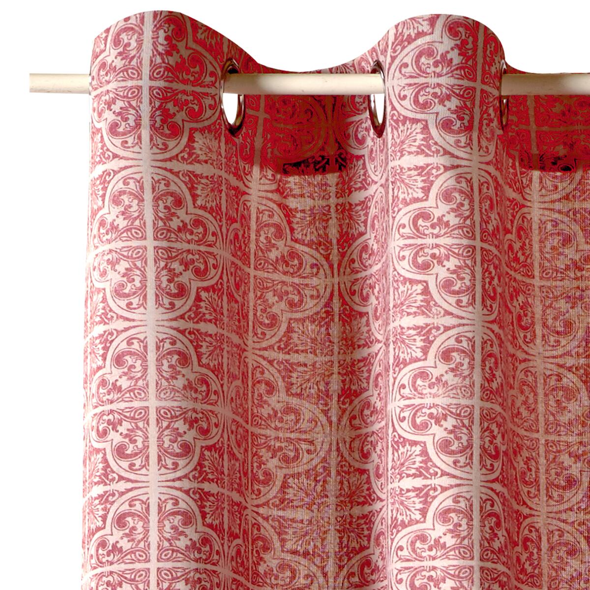 Rideau ORIANE coloris rouge 140 x 240 cm - 4MURS