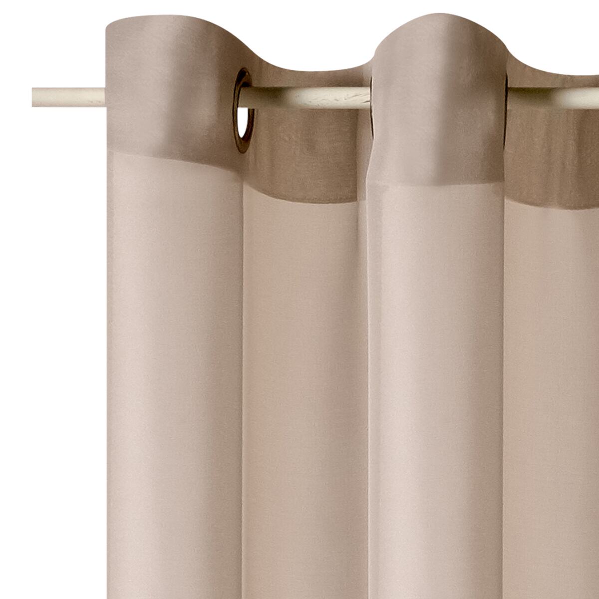 Voilage VOILE CHIC coloris beige 145 x 240 cm - 4MURS