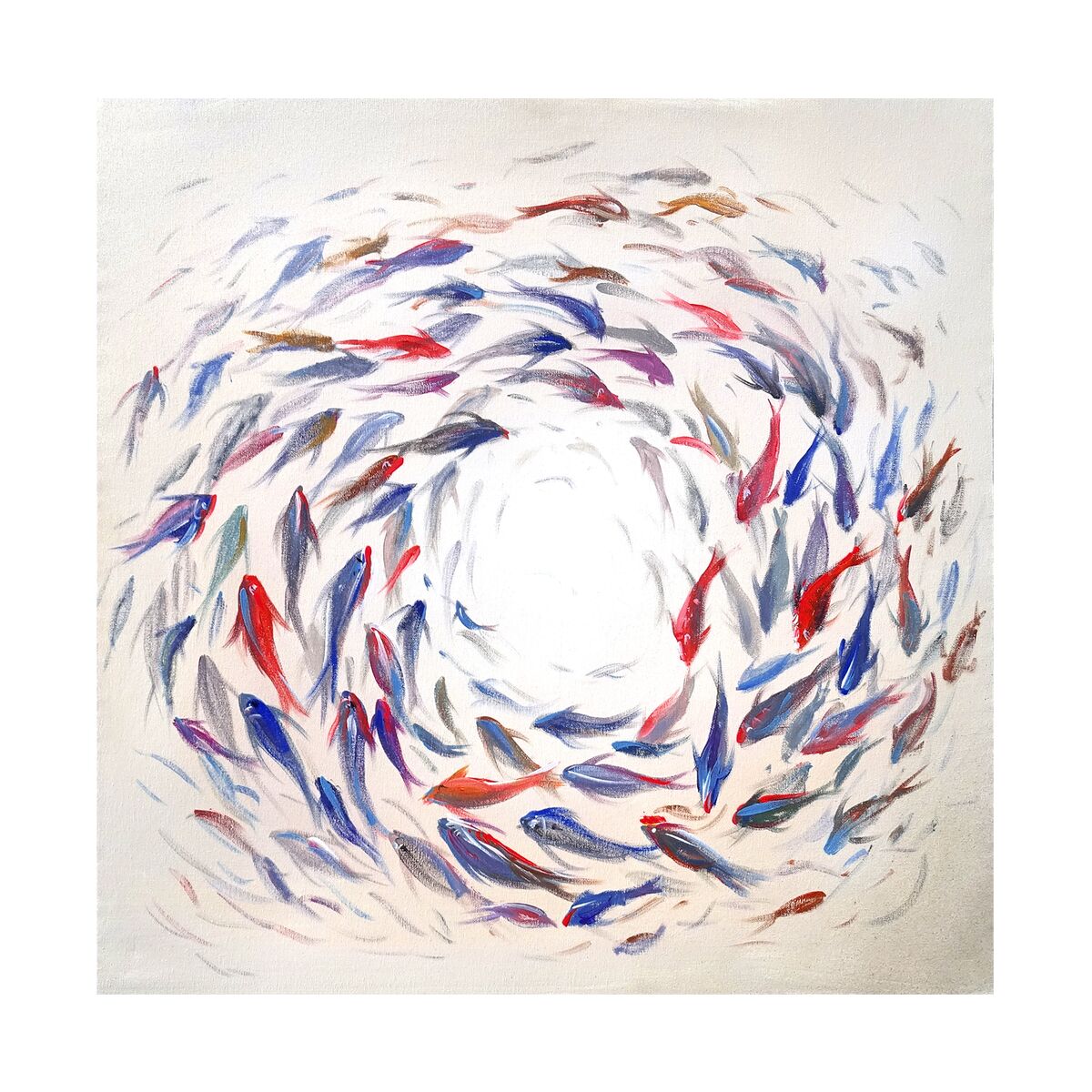 Toile peinte CATCH ME 58 x 60 cm - 4MURS