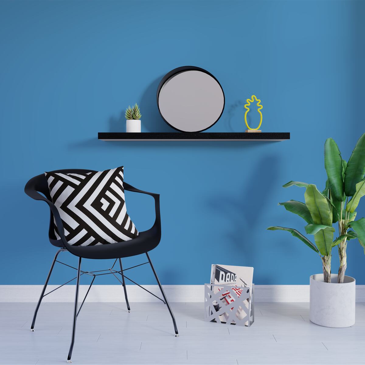 Coussin ISSA coloris noir 40 x 40 cm - 4MURS