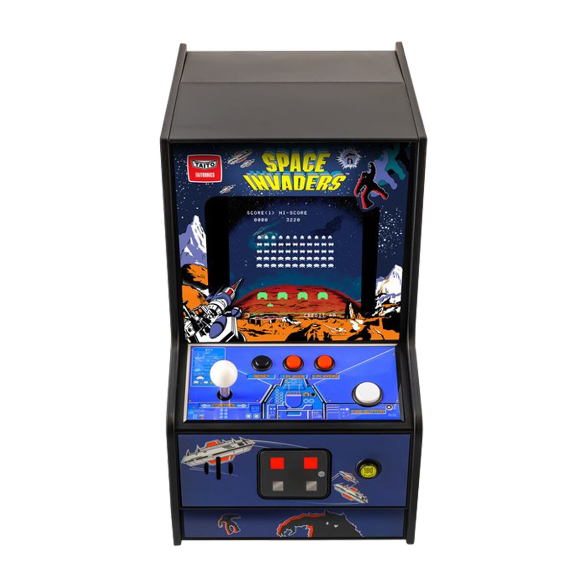 Mini console de jeu SPACE INVADERS ARCADE - 4MURS