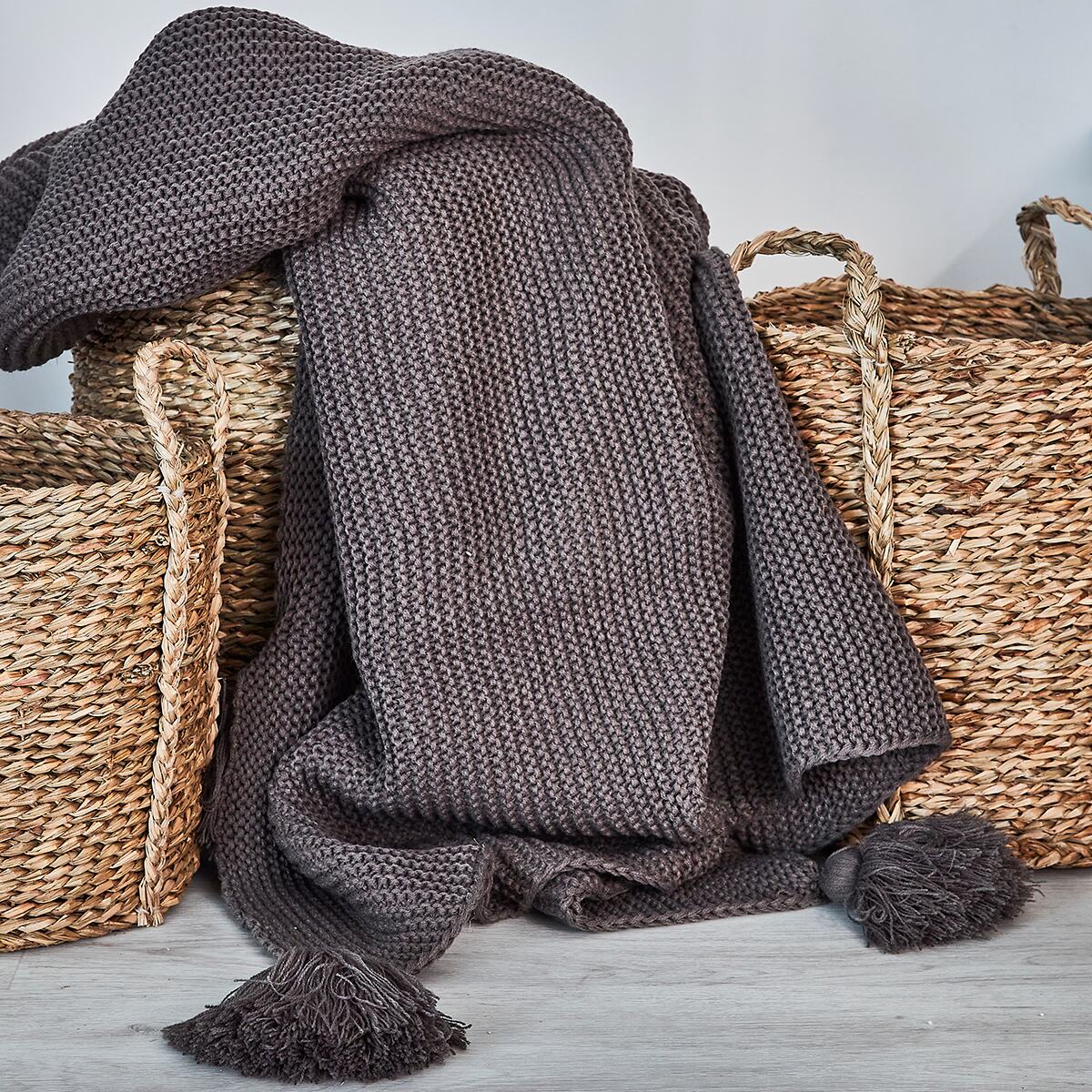 Plaid SIGNY coloris gris anthracite - 4MURS