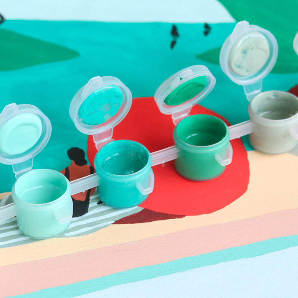 La Petite Epicerie Peinture par numéros ST BARTHELEMY - 4MURS