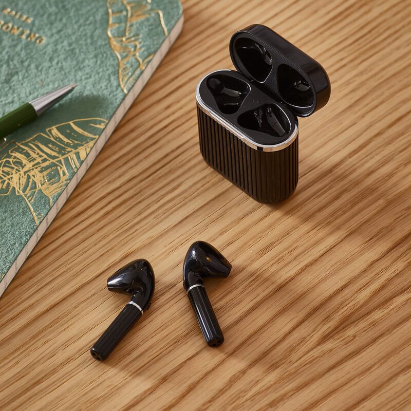 Ecouteurs EARBOX SANS FIL NOIR M12 coloris noir - 4MURS