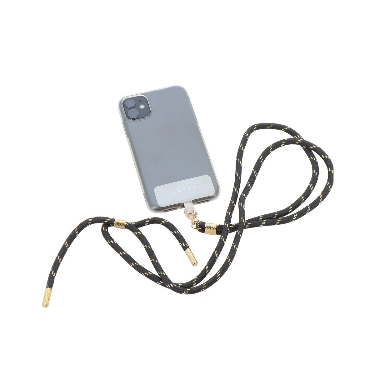CASYX Cordon de téléphone UNIVERSEL PRECIEUX coloris noir - 4MURS