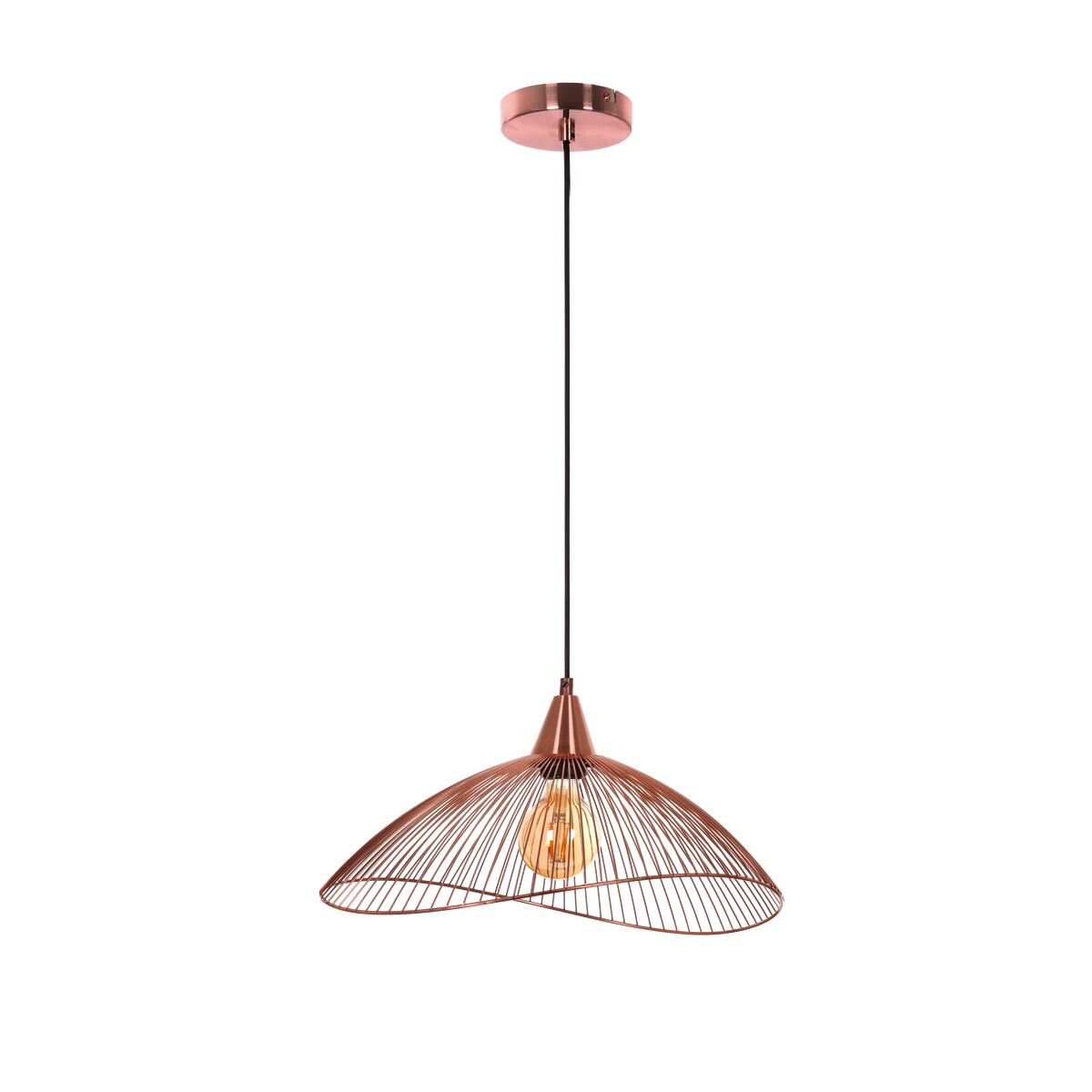SEYNAVE Suspension KASTELLI coloris rose cuivré 24,5 x 45 cm - 4MURS