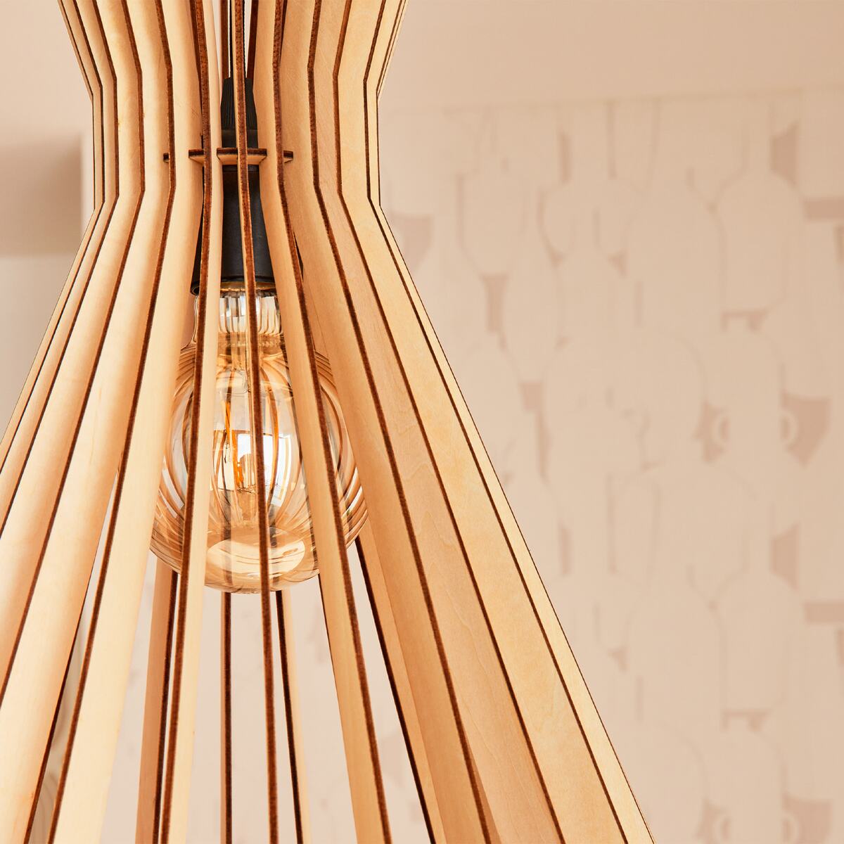 Suspension GROA coloris bois clair 41,4 x 34 cm - 4MURS