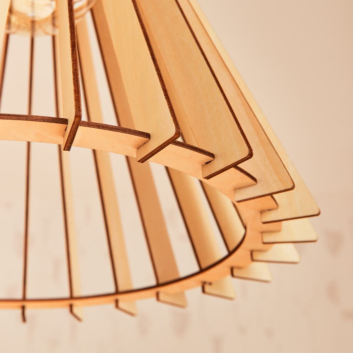 Suspension GROA coloris bois clair 41,4 x 34 cm - 4MURS