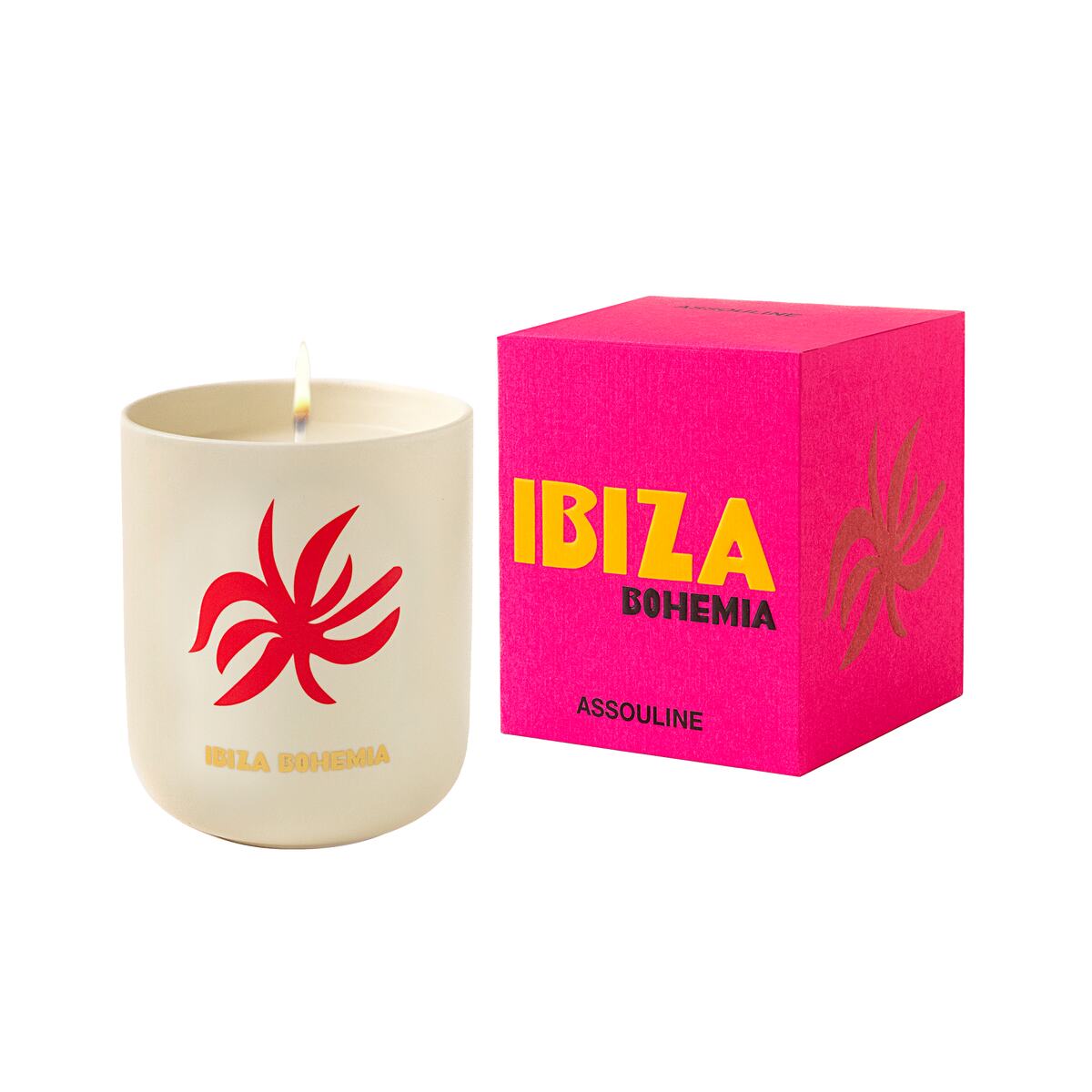 Assouline Bougie parfumée IBIZA TRAVEL Bergamote, citron, pomme verte ...
