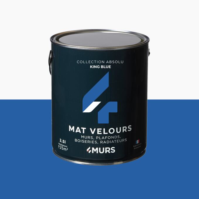 Peinture bleue : la teinte parfaite pour chaque mur - 4MURS
