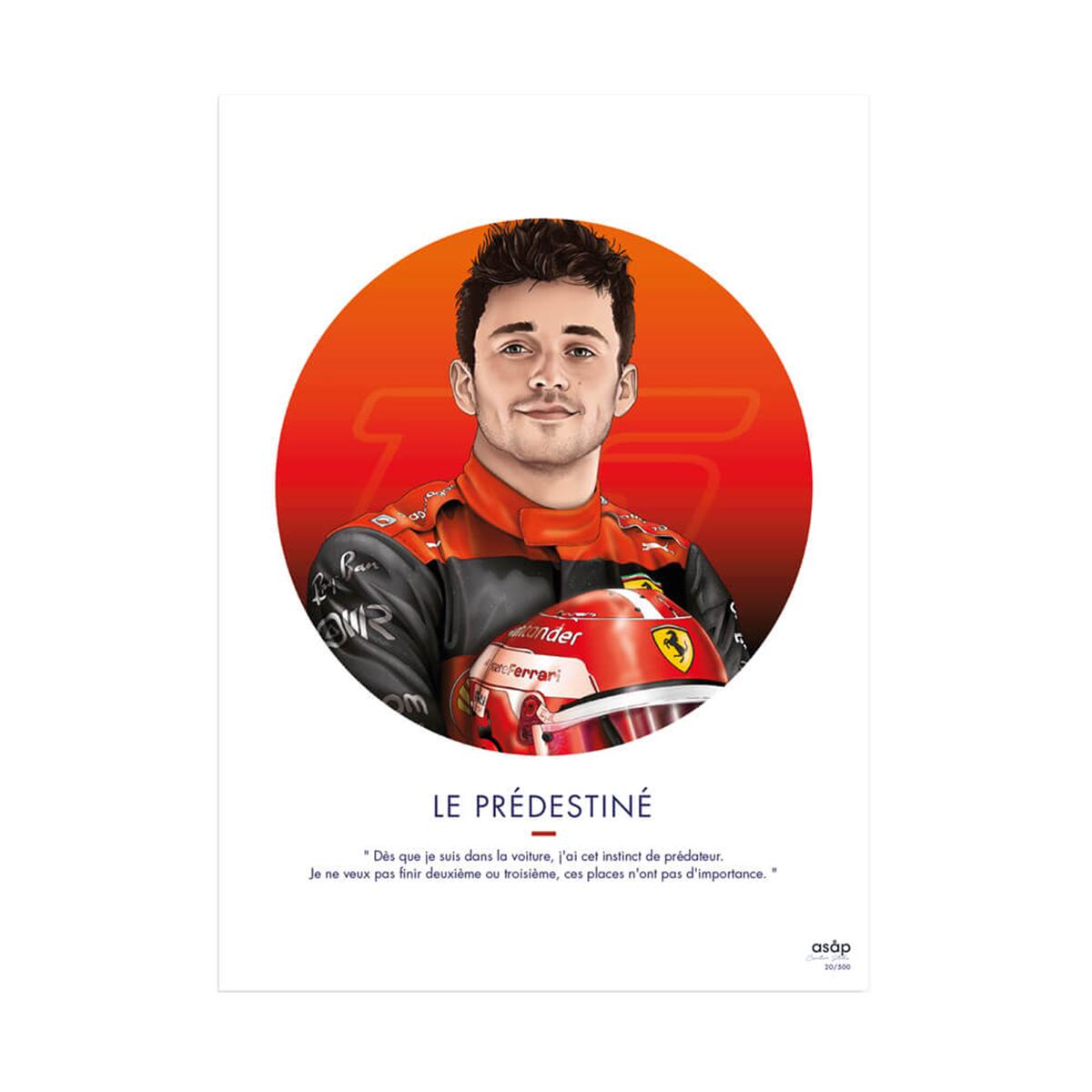 Asap Creative Studio Affiche LE PRÉDESTINÉ 30 x 40 cm - 4MURS