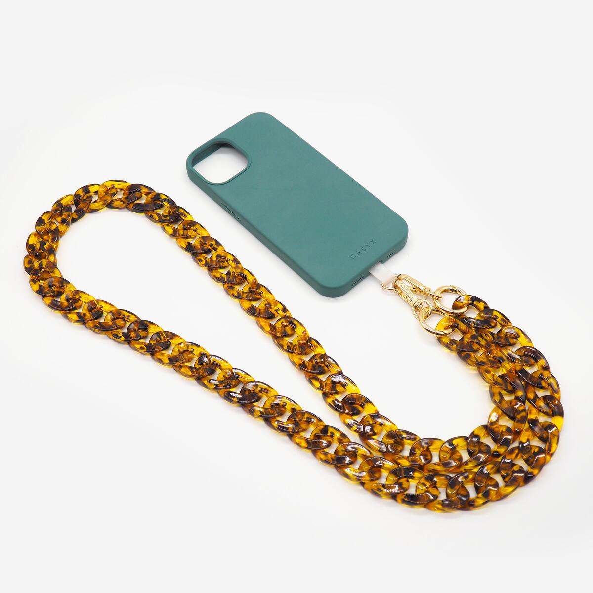 CASYX Cordon de téléphone UNIVERSEL ECAILLES coloris brun - 4MURS