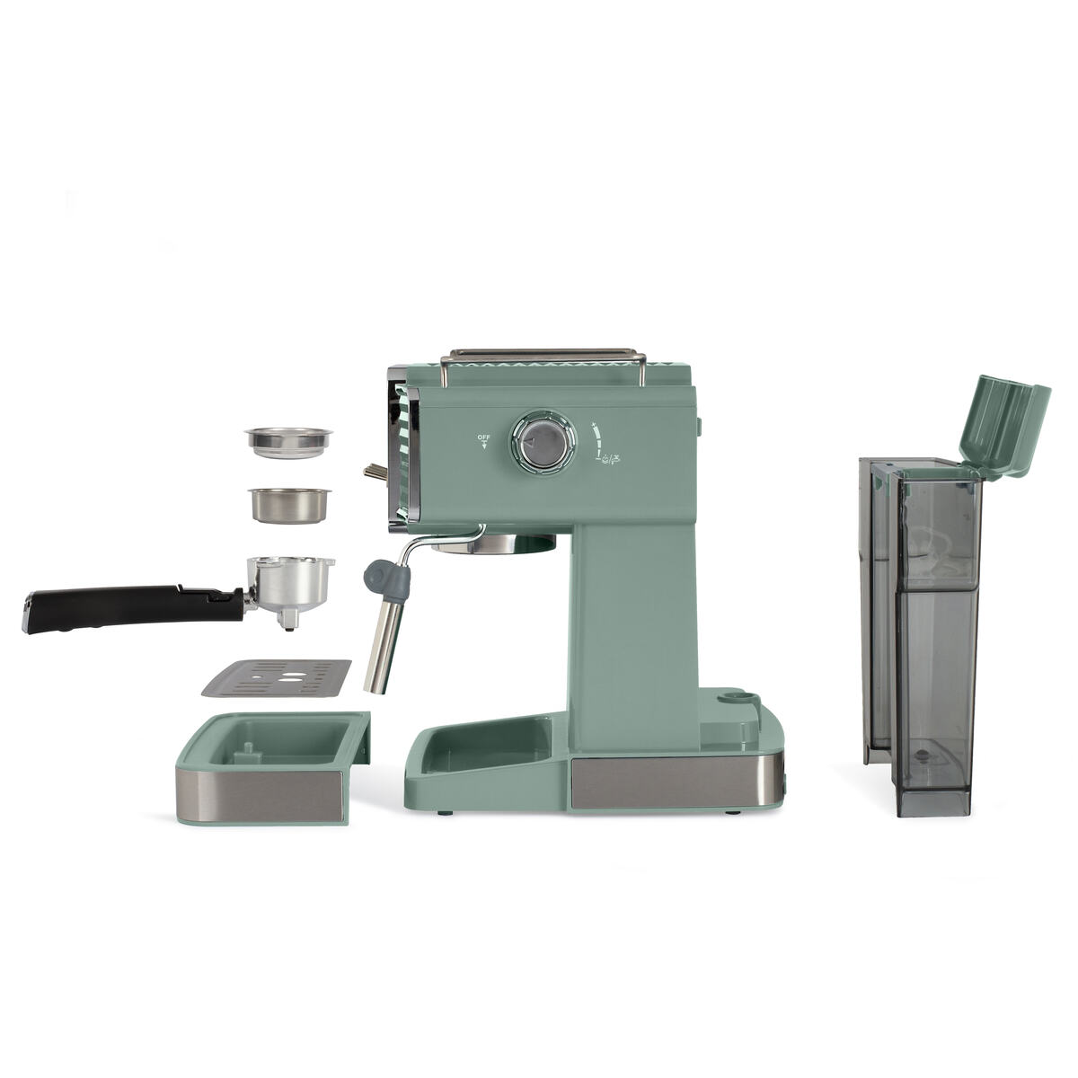 Machine à café EXPRESSO coloris vert - 4MURS