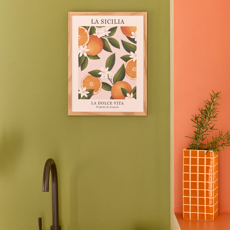 4MURS Tableau LA DOLCE VITA coloris multicolore - 4MURS